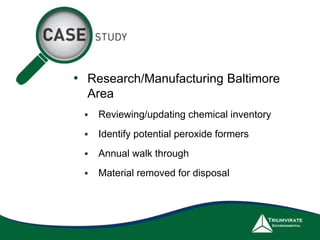 An Introduction to Peroxide Formers | PPT