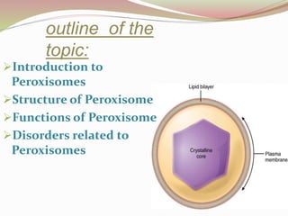 Peroxisomes | PPTX