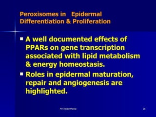 Peroxisomes in dermatology | PPT