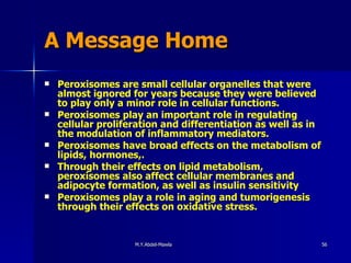 Peroxisomes in dermatology | PPT