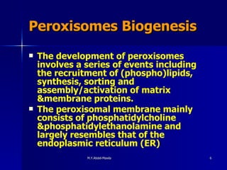 Peroxisomes in dermatology | PPT