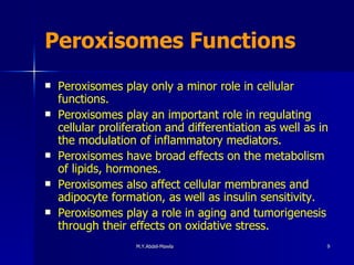 Peroxisomes in dermatology | PPT