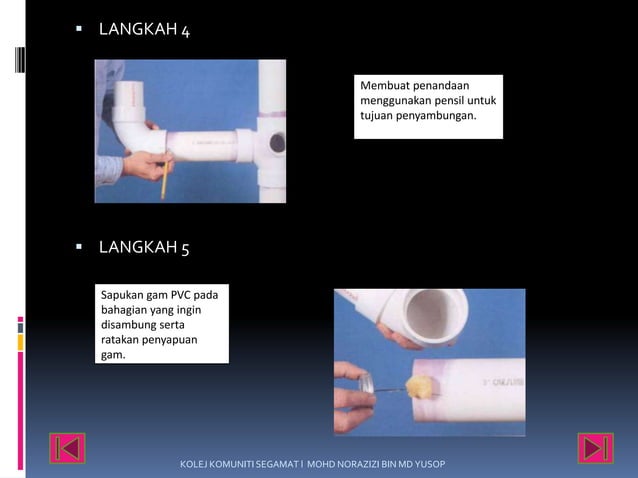 Perpaipan (laksanakan penyambungan paip dan injap) | PPTX