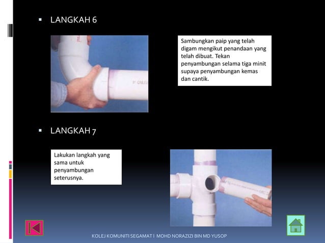 Perpaipan (laksanakan penyambungan paip dan injap) | PPTX