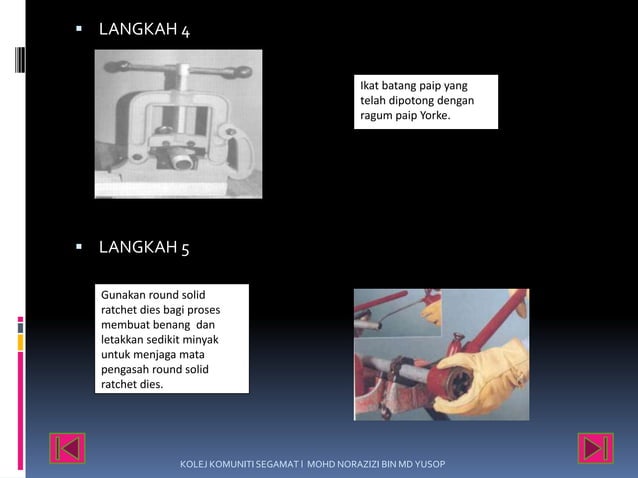 Perpaipan (laksanakan penyambungan paip dan injap) | PPTX