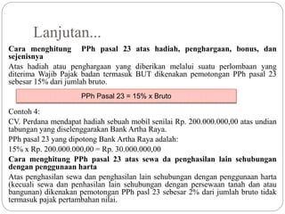 Perpajakan PPh Pasal 23 dan 24 | PPTX