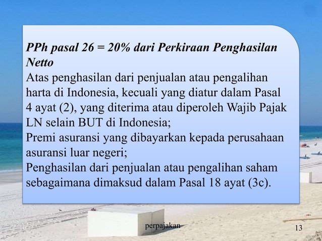 Perpajakan pph pasal 21 dan atau 26 | PPTX