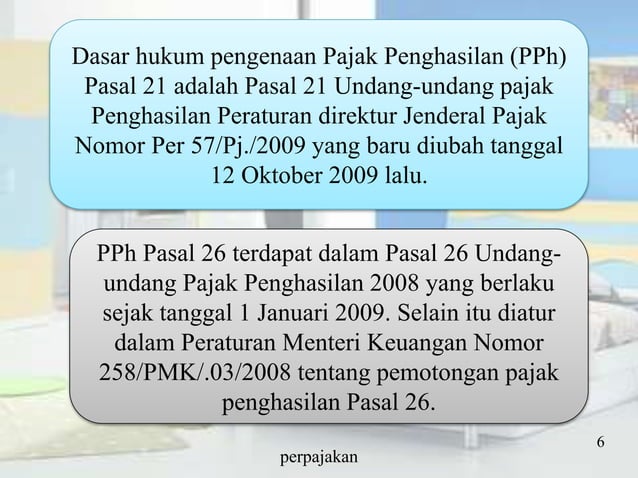 Perpajakan pph pasal 21 dan atau 26 | PPTX