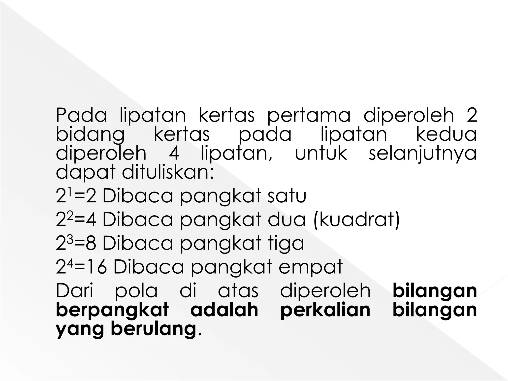 Perpangkatan bilangan bulat | PPT