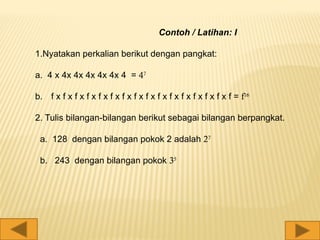 mata pelajaran matematika : perpangkatan dan bentuk akar.pptx