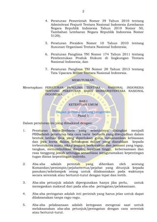 Perpang tni no. 46 th. 2014 | PDF
