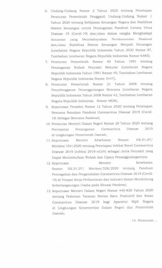 Perpanjangan PSBB ketujuh Jabar | PDF