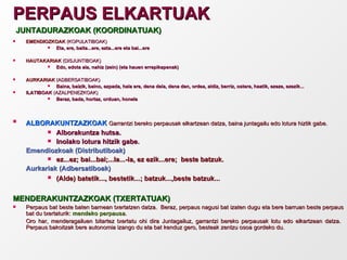 Perpaus elkartuak | PPT