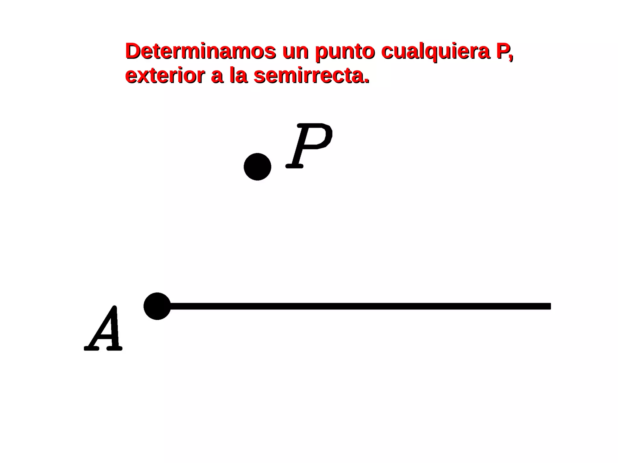Perpendicular a una semirrecta | PPT
