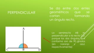 Perpendicular y paralela | PPTX
