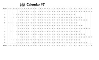 Perpetual Calendar, 1807 to 2606! | PDF