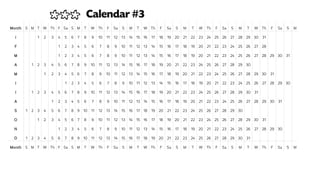 Perpetual Calendar, 1807 to 2606! | PDF