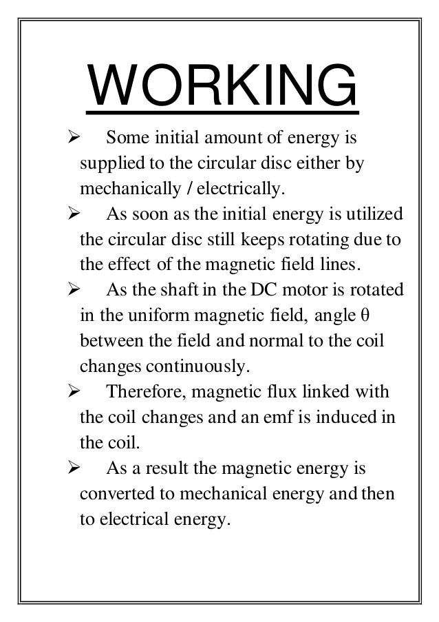 Perpetual Energy Generator