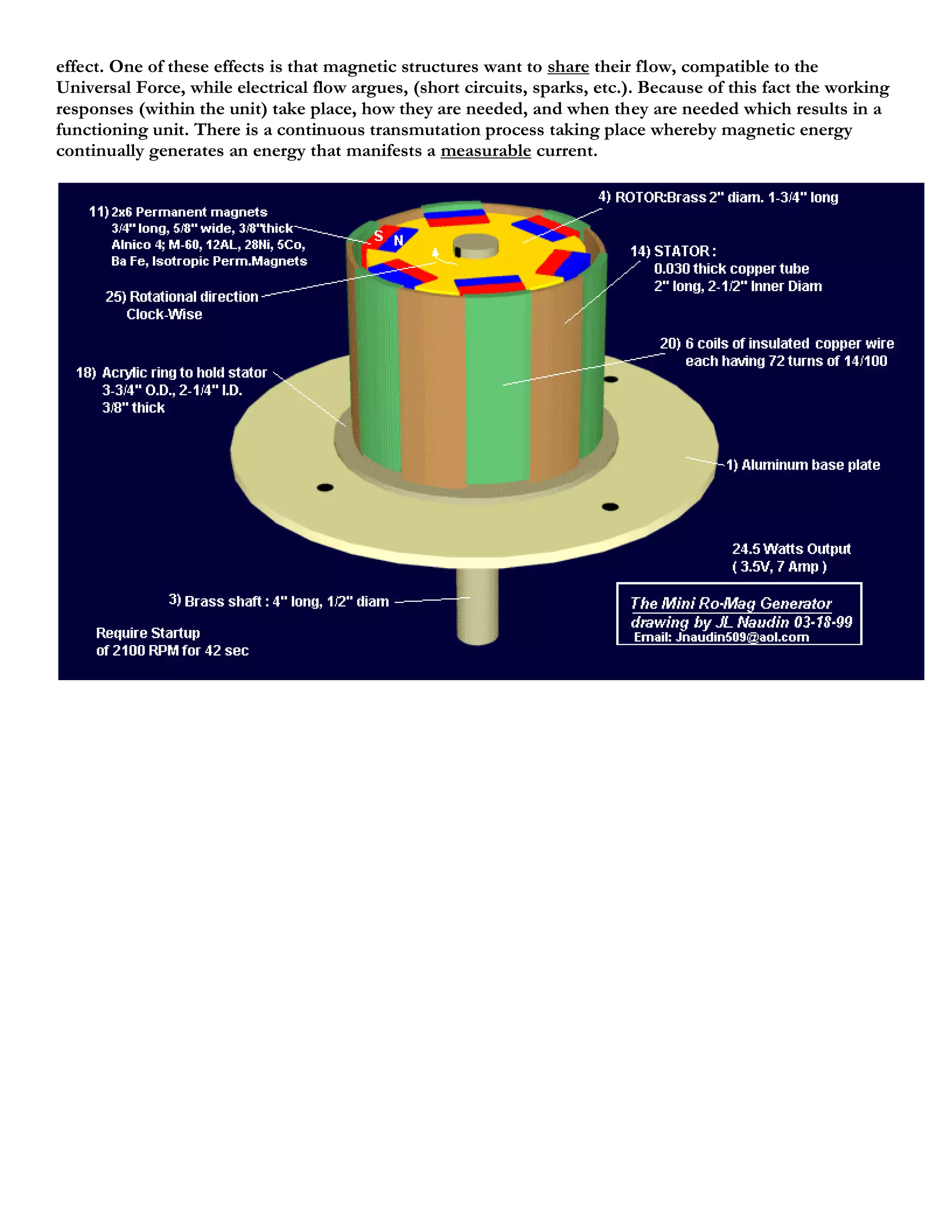Perpetual energy generatori | PDF