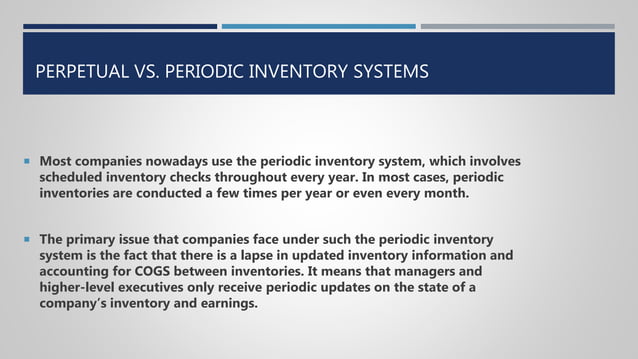 Perpetual inventory system | PPTX