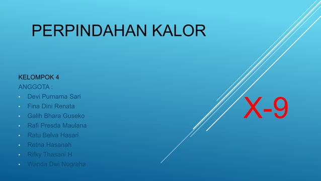 Perpindahan kalor SMK-SMAK Bogor FISIKA | PPTX