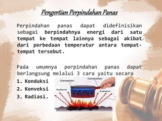 PERPINDAHAN PANAS PADA FLUIDA (Heat Transfers) | PPTX