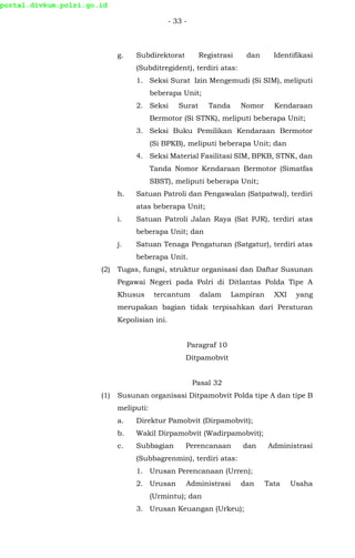 PERPOL NO 14 TH 2018 TTG REVISI PERKAP NO 22 TH 2010 .pdf