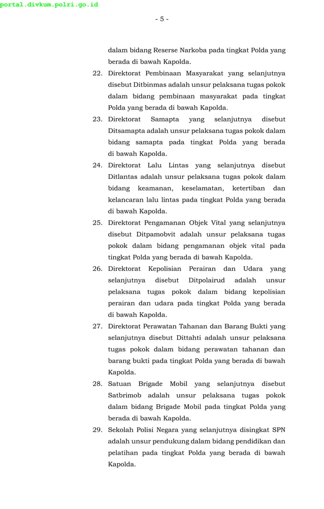 PERPOL NO 14 TH 2018 TTG REVISI PERKAP NO 22 TH 2010 .pdf