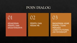 Perppu Dalam Optik Ketatanegaraan Indonesia | PPT