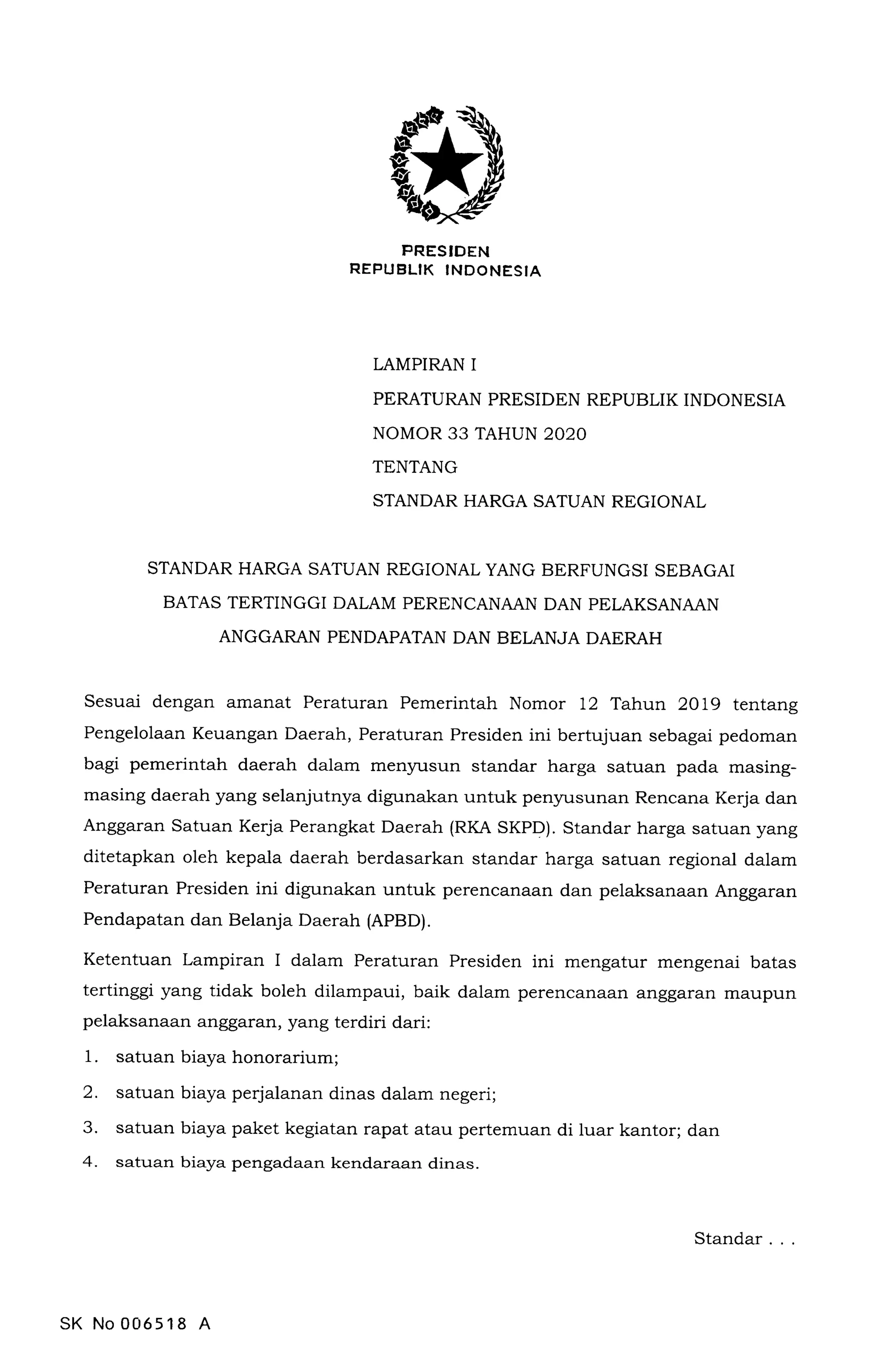 Perpres Nomor 33 Tahun 2020 - Lampiran I.pdf