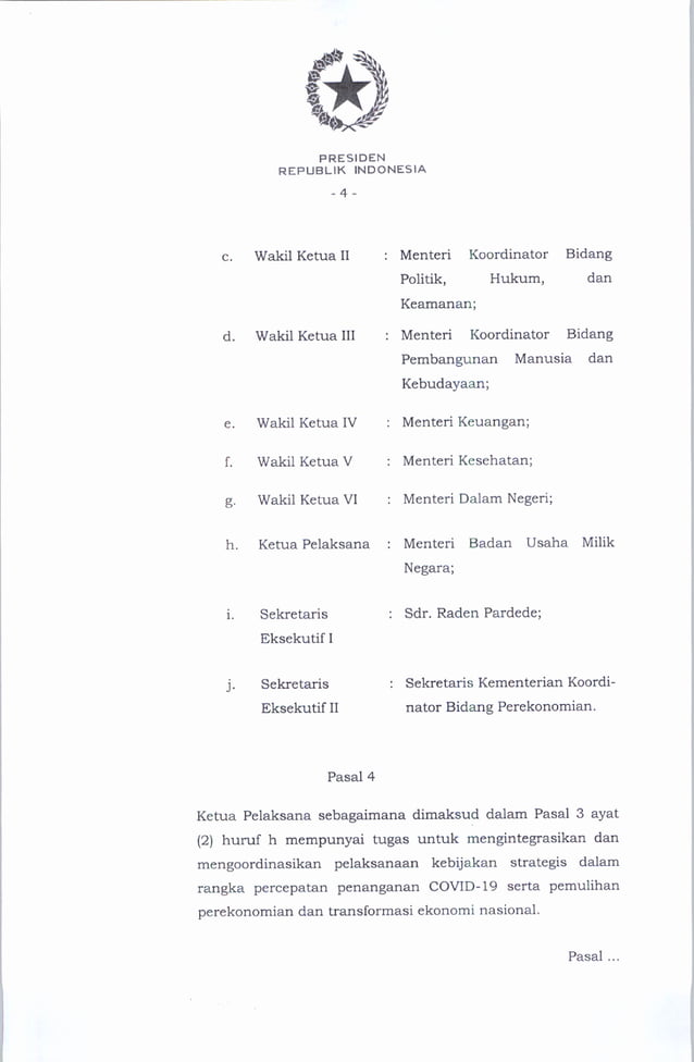 Perpres nomor 82 tahun 2020 (2) | PDF