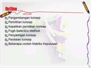 Perpro07 concept selection | PPT