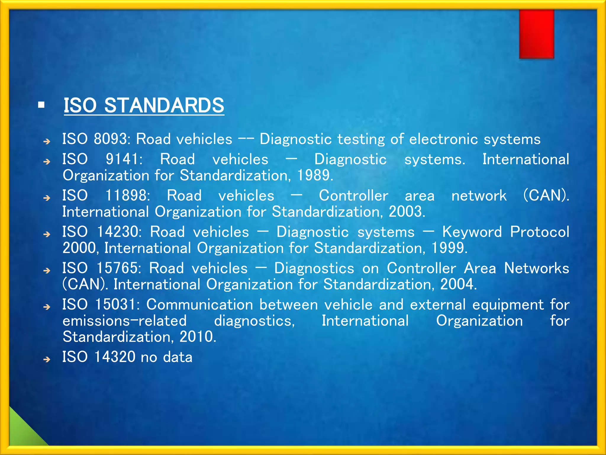 OBD (On Board Diagnostics) | PPT | Operating Systems | Computer ...