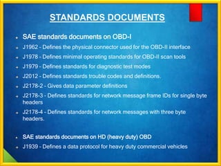 OBD (On Board Diagnostics) | PPT