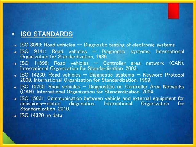 OBD (On Board Diagnostics) | PPT | Operating Systems | Computer ...
