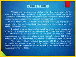 OBD (On Board Diagnostics) | PPT