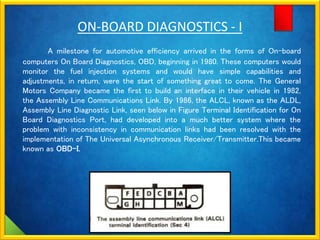 OBD (On Board Diagnostics) | PPT