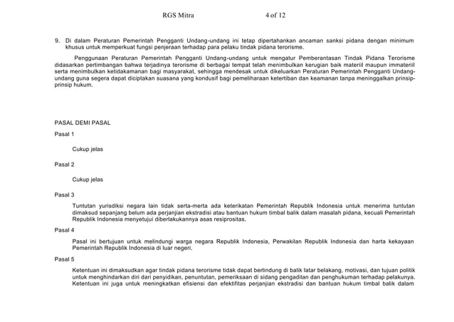 Perpu 01 2002 Pjls | PPT