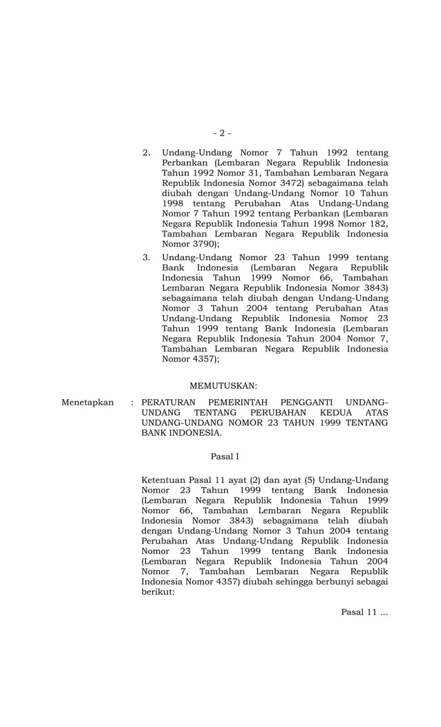 Perpu 2 tahun_2008 | PDF