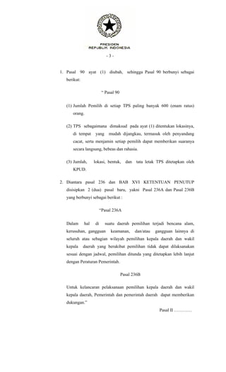 Perpu no 3_tahun_2005 | PDF