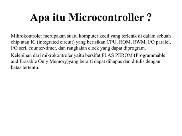 Perbedaan Mikrokontroler Dan Mikroprosesor