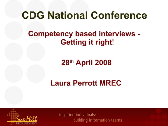 Competency-based interviews | PPT