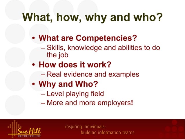 Competency-based interviews | PPT
