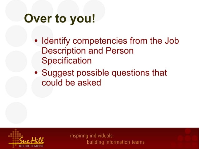 Competency-based interviews | PPT