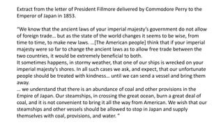 East Meets West - Japan & Commodore Perry | PPTX