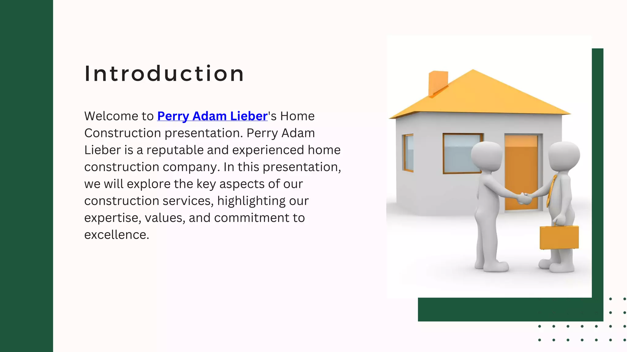 Perry Adam Lieber - Home Construction | PPT