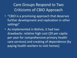 Perry care groups | PPTX