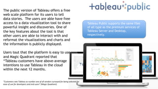 Tableau Suite Analysis | PDF