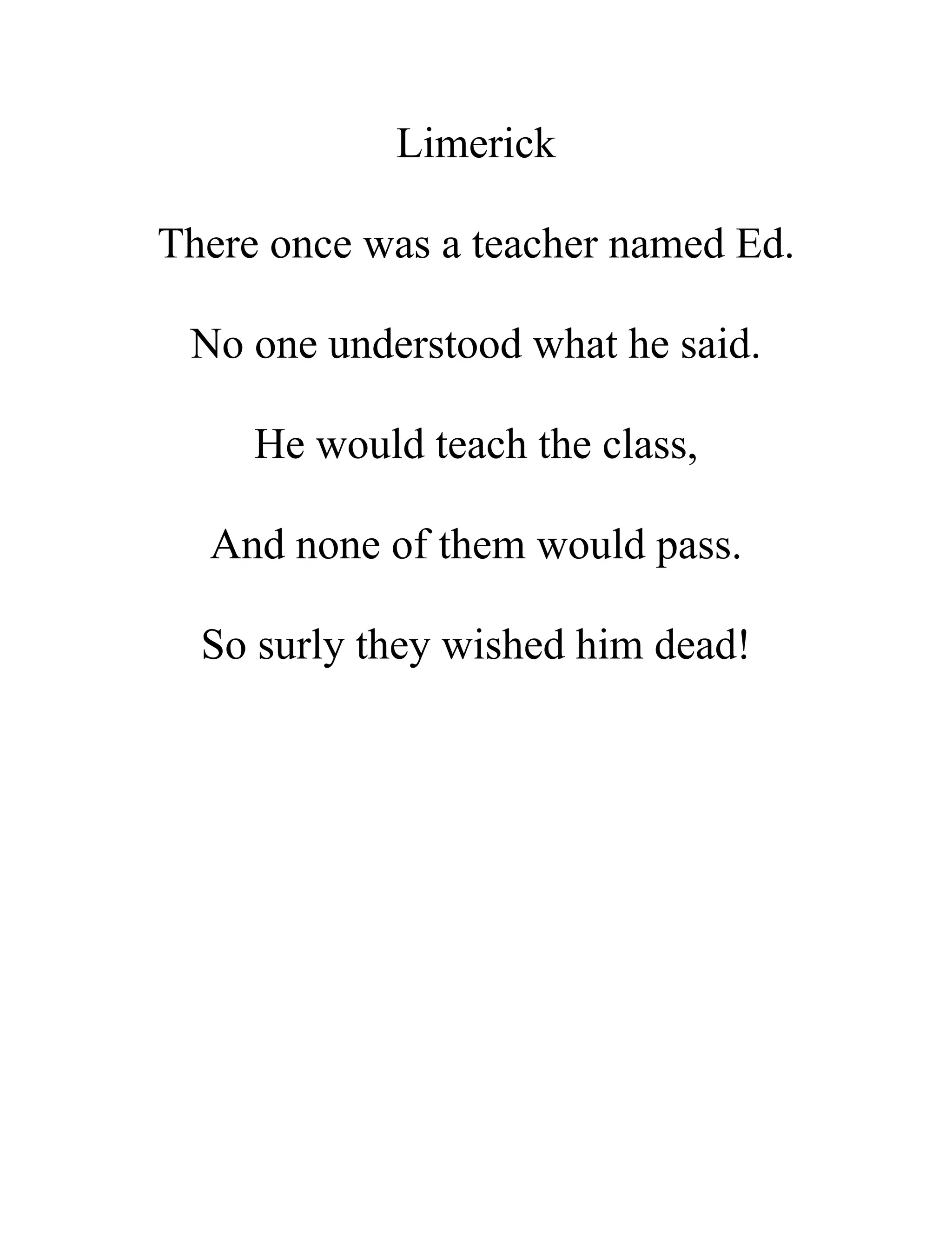 Perry poem anthology | PDF | Poetry | Books and Literature