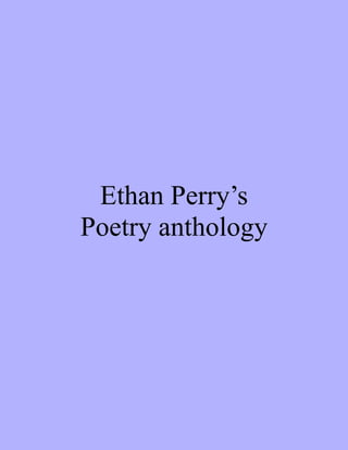 Perry poem anthology | PDF | Poetry | Books and Literature